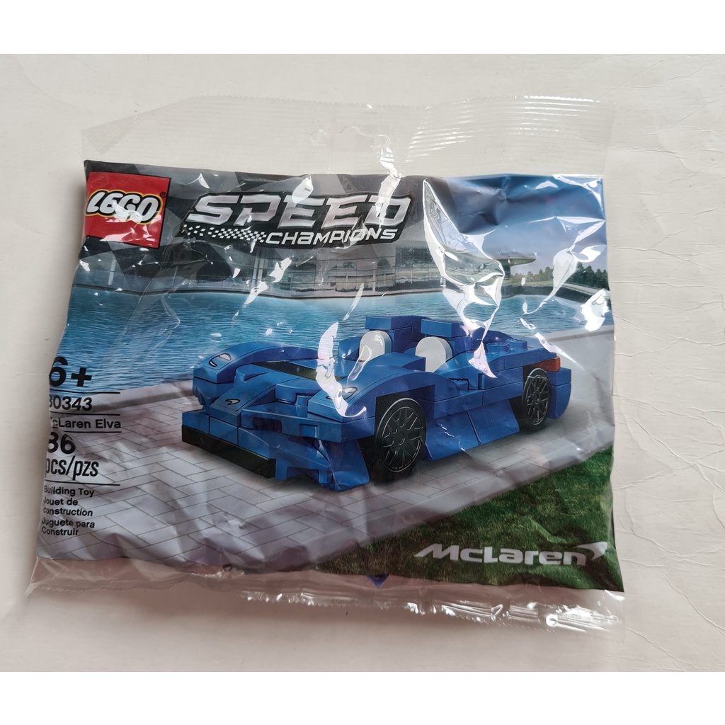 Lego Mclaren Elva Speed Champions 30343 | Shopee Brasil