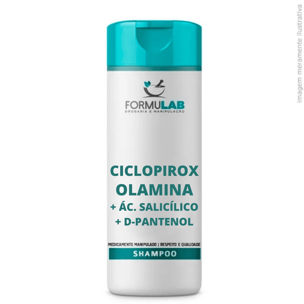 Ciclopirox Olamina 1,5% Ácido salicílico 2,5% D-Pantenol 2% - Shampoo ...
