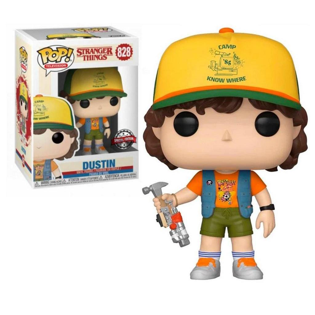 Funko Pop Dustin Roast Beef 828 Stranger Things | Shopee Brasil