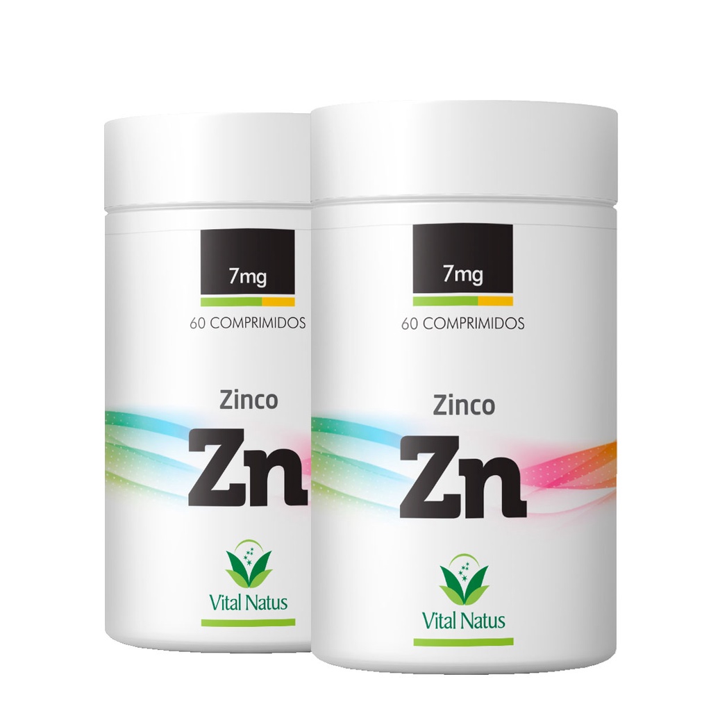 2 Zinco 7mg 2x60 - 120 Comprimidos - Contra Acne Espinha | Shopee Brasil