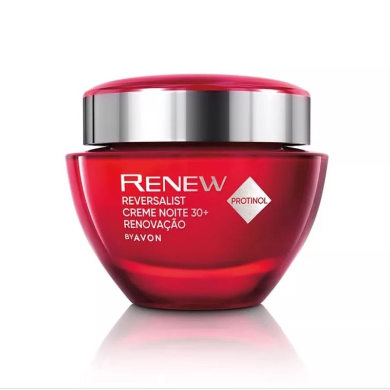 Renew 30+ Reversalist Noite Avon Creme Facial Antissinais 50g | Shopee Brasil