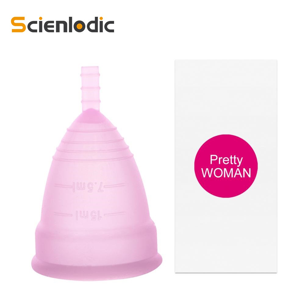 1pç Copo Menstrual De Silicone Com Copo Menstrual Para Menstrual ...