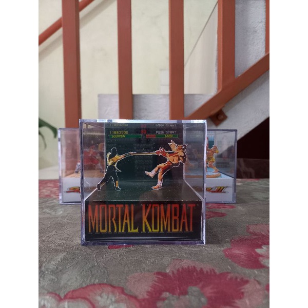 cubo diorama mortal kombat 1 cena scorpion vs goro | Shopee Brasil cubo diorama mortal kombat 1 cena scorpion vs goro | Shopee Brasil