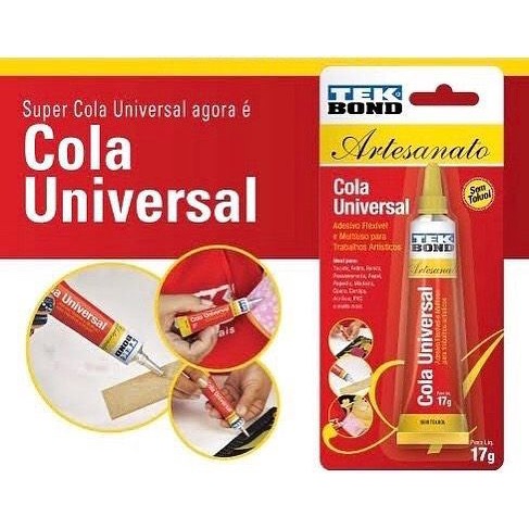 Cola Universal TekBond Artesanato 17 Gramas Multiuso | Shopee Brasil
