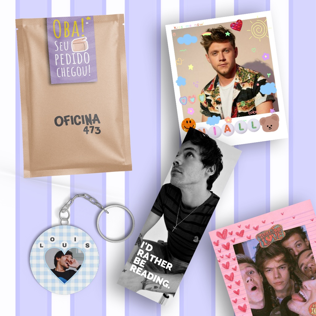 Pacote 50 Itens Fanmade One Direction | Shopee Brasil