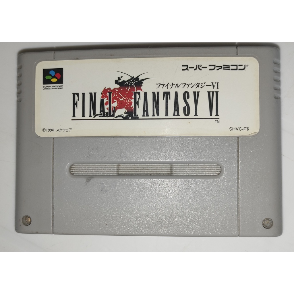 SUPER FAMICOM - FINAL FANTASY VI - ORIGINAL | Shopee Brasil
