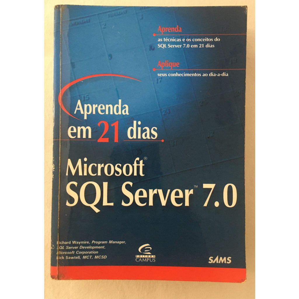 Livro - Aprenda em 21 dias Microsoft SQL Server 7.0 - Informática ...