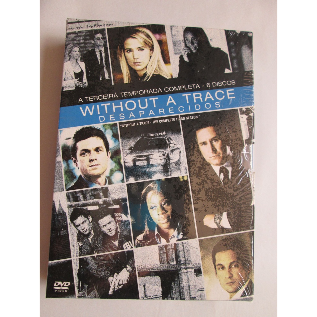 dvd without a trace desaparecidos 3a temporada (box 6 dvds) | Shopee Brasil