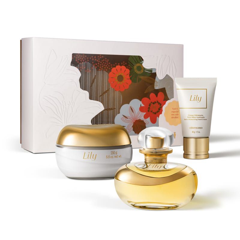 Kit Presente Lily (3 itens) | Shopee Brasil