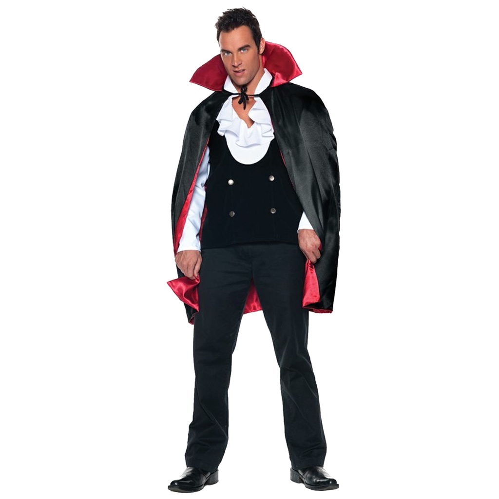 Fantasia De Vampiro Tamanho Adulto Masculino Promoção | Shopee Brasil