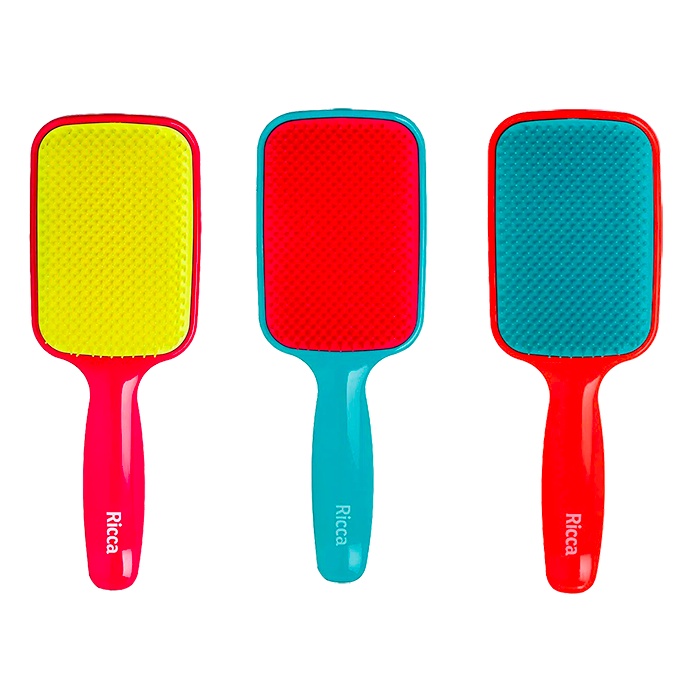 Escova Raquete Flex RICCA | Shopee Brasil