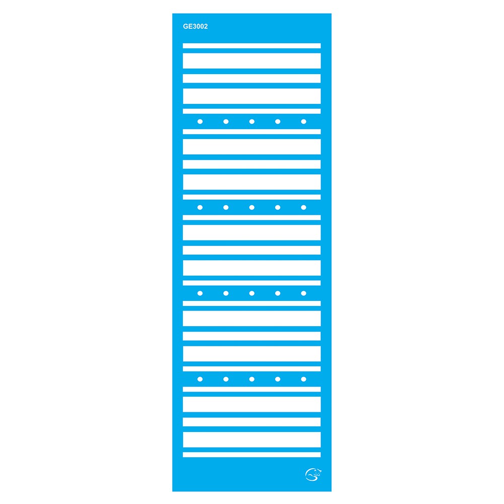 Stencil 10x30 - GE3002 Listra/Bolinha | Shopee Brasil