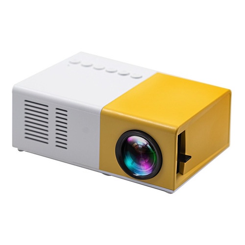 Mini Projetor Led Yg-300 Portatil Full Hd 600 Lumens Usb Hdm | Shopee Brasil