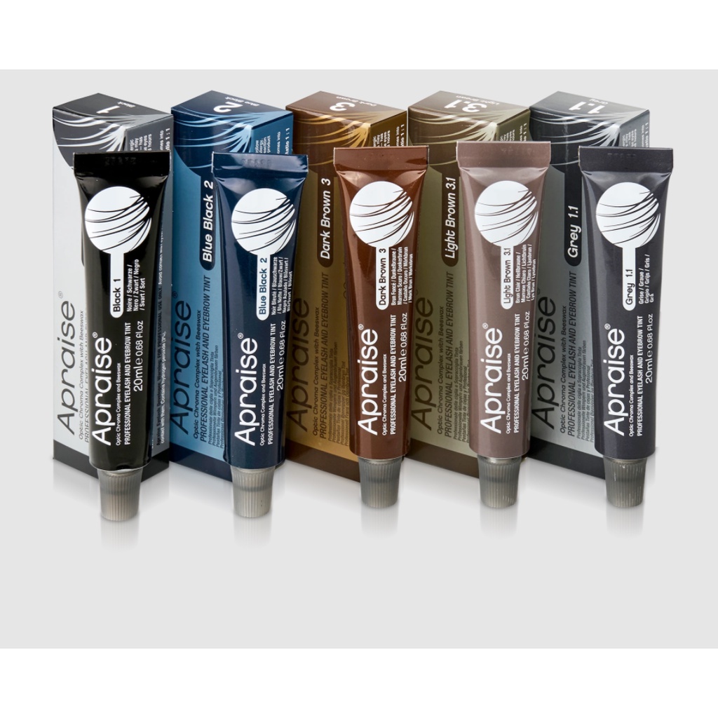 Tintura Apraise kit 2 cores + Oxidante Cílios E Sobrancelhas Barba ...