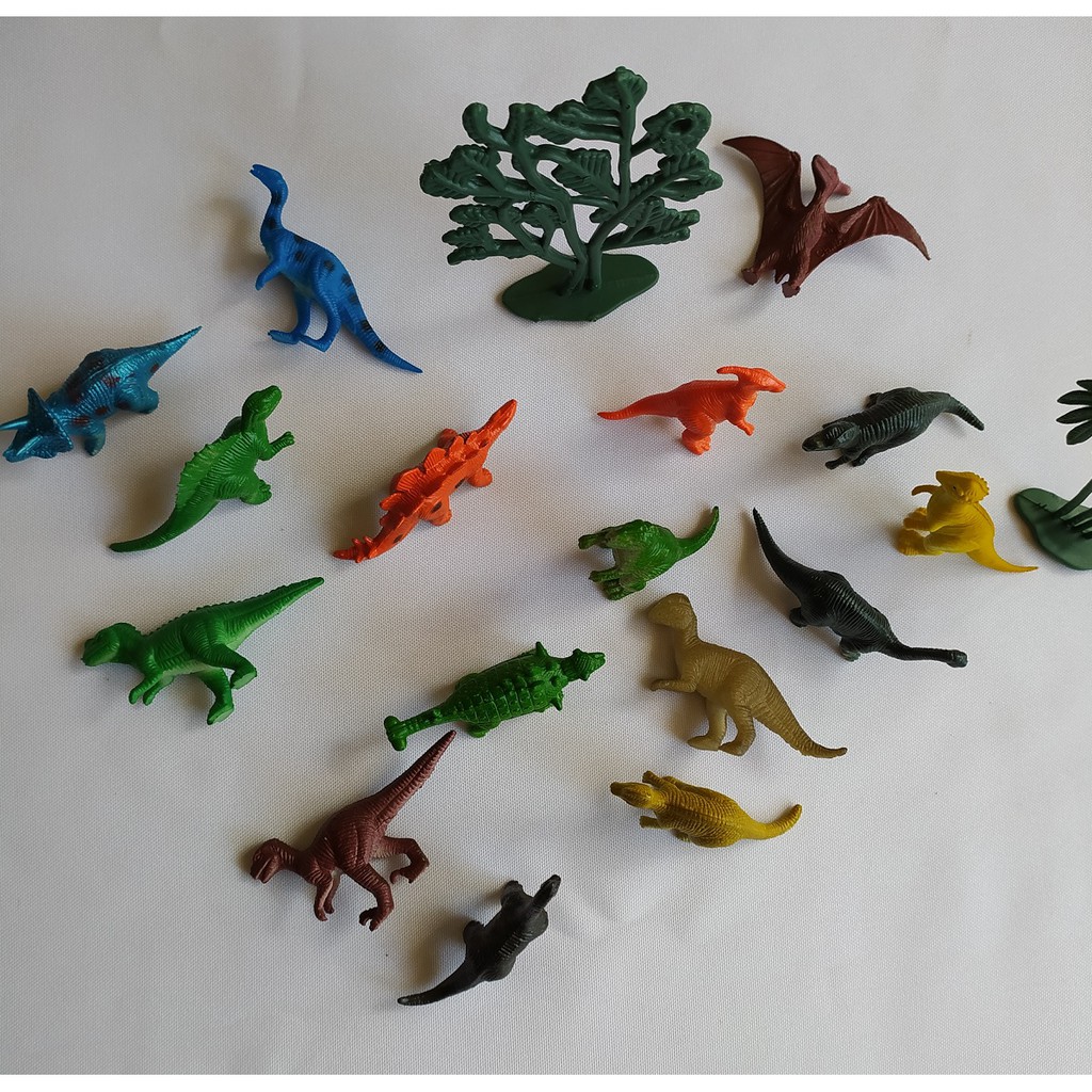 Brinquedo Infantil Miniatura Mini Dinossauros - 12 Peças em Vinil ...