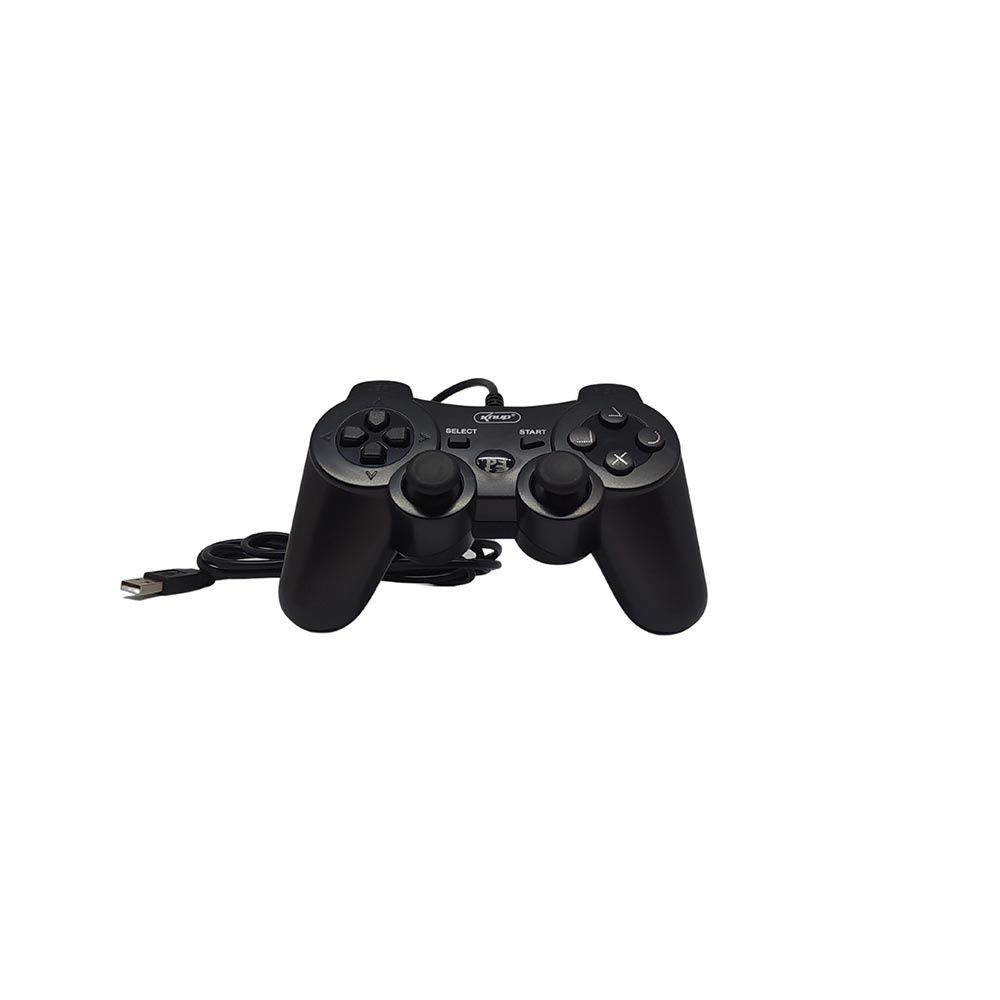 Controle De PS3 Usb Knup KP-4123A+ Preto Com Fio Para Vídeo Game E Pc ...