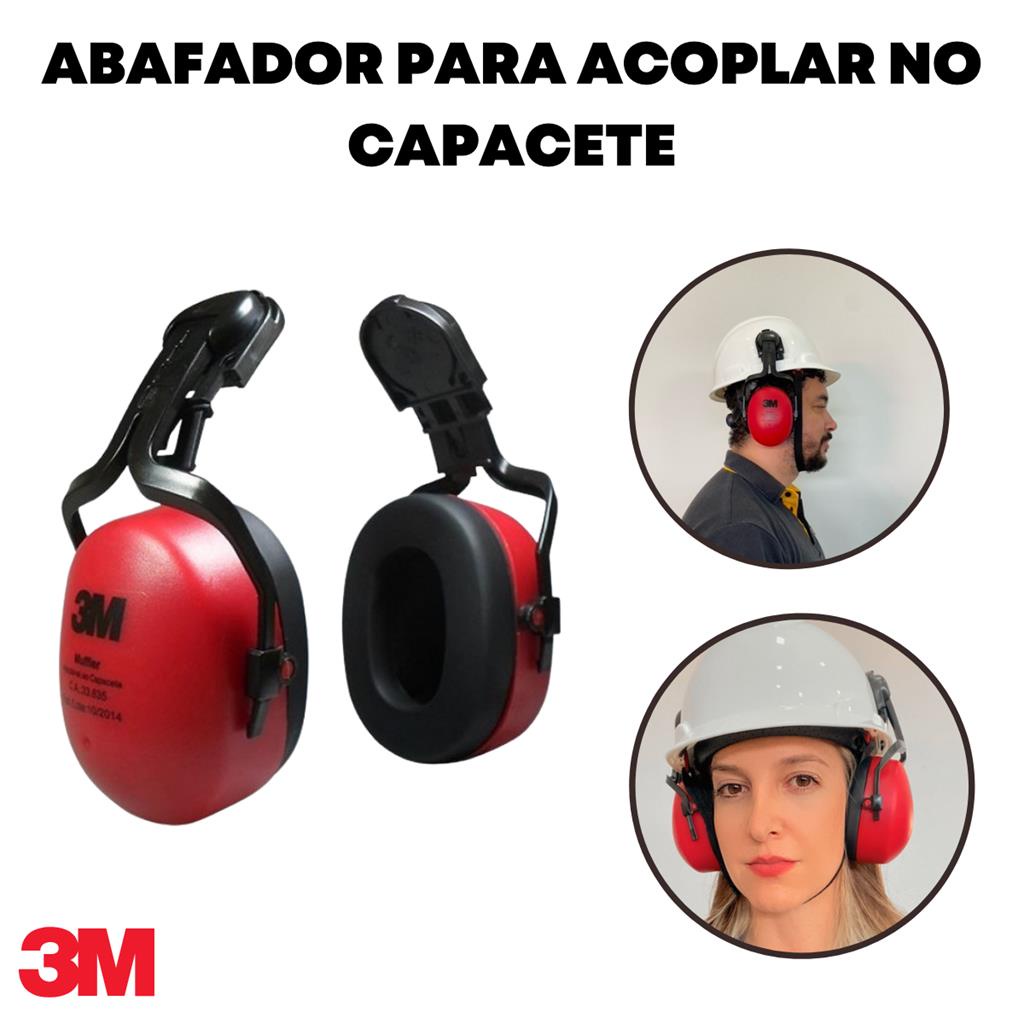 Abafador De Ruidos 3m 18db Acoplar No Capacete | Shopee Brasil