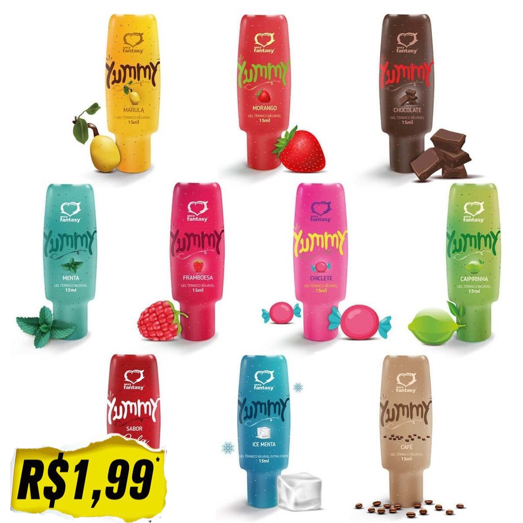Gel Yummy TÉrmico ComestÍvel 15ml Sexy Fantasy Sexy Sex Shop Shopee Brasil