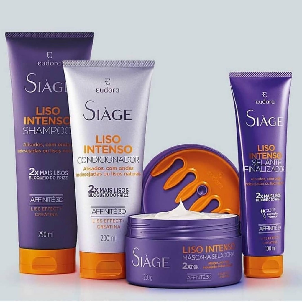 Kit Completo Linha Liso Intenso Eudora | Shopee Brasil