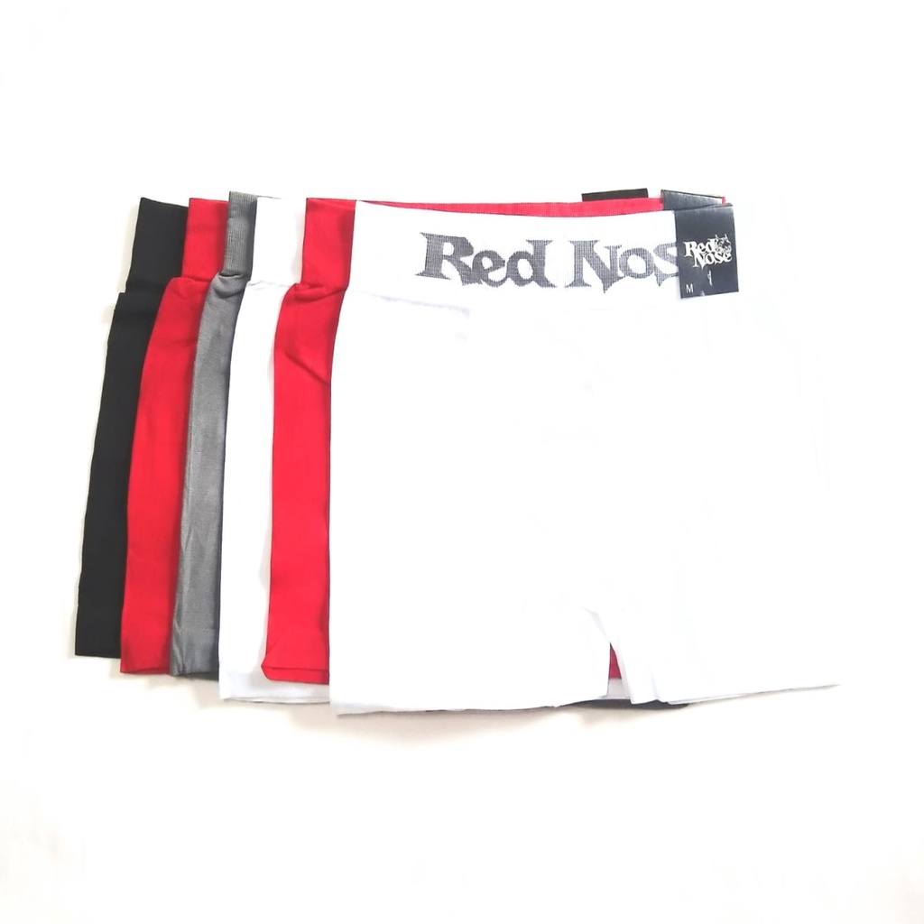 Kit Com Com 6 Cuecas Boxer Red Nose Original Microfibra Sem Costura ...