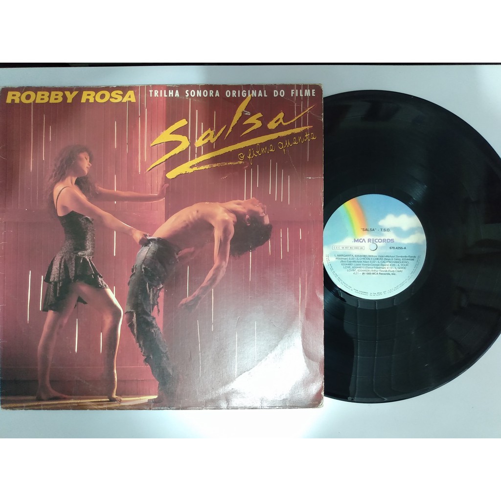 Disco de vinil-ROBBY ROSA Vinil-Trilha sonora original do filme SALSA ...