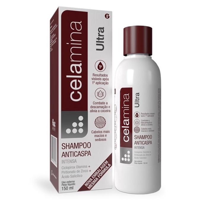 Shampoo Anticaspa Celamina Ultra 150 ML. | Shopee Brasil
