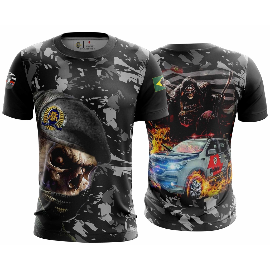 Camisa Camiseta Força Tática Pmsp-ft0 (uso Liberado) | Shopee Brasil