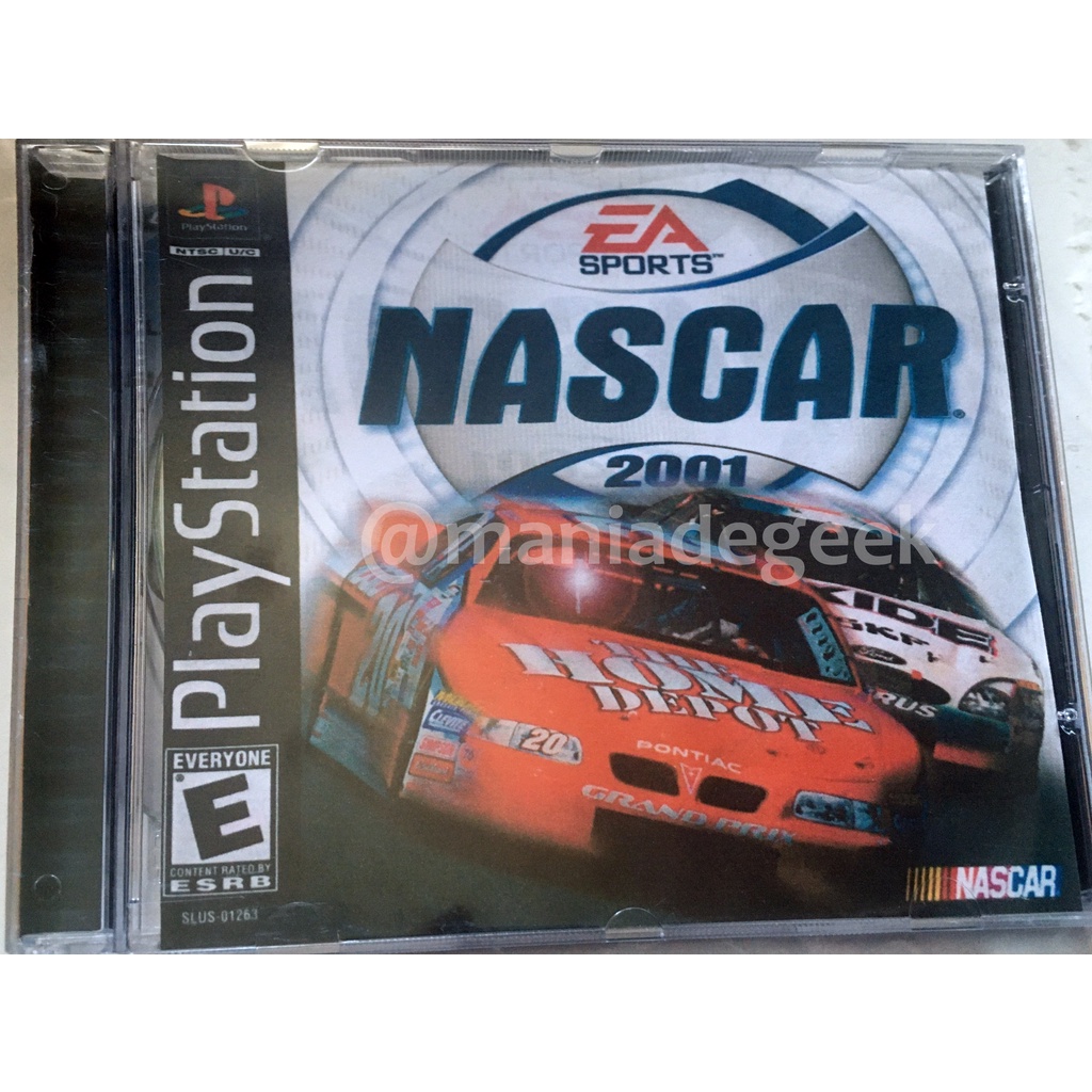 Jogo Nascar 2001 de Play 1 PsOne | Shopee Brasil