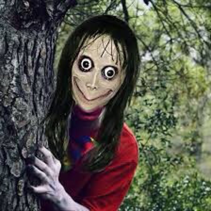 Máscara Menina Malvada Momo Famoso Internet - Terror / Halloween ...