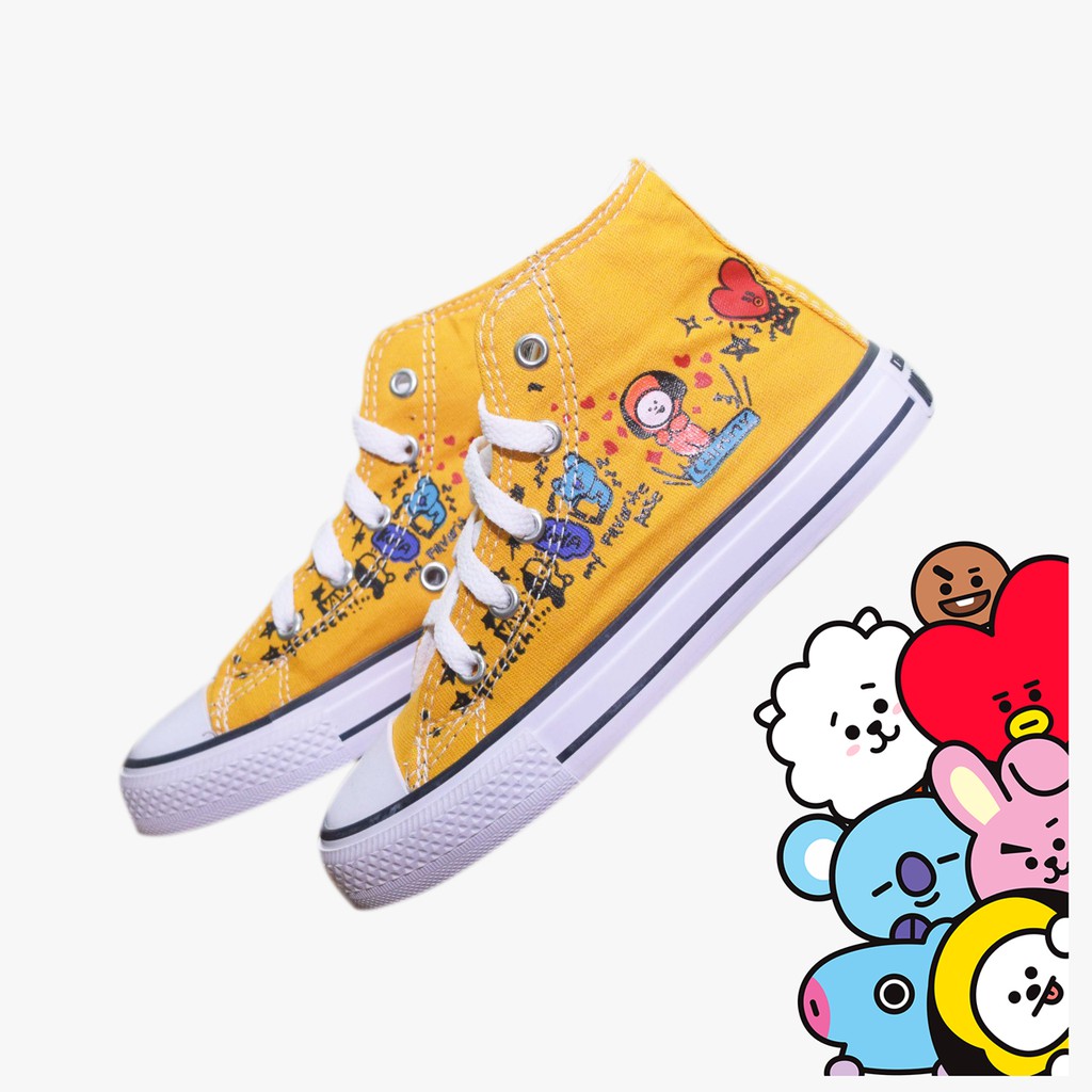 Botas Infantis De Tecido Personagem Bts Bt21 | Shopee Brasil