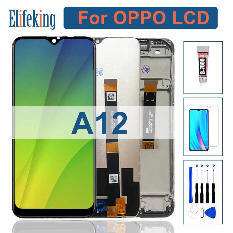 Tela LCD OPPO A12 " Original Para Touch Screen Digitalizador Montagem ...