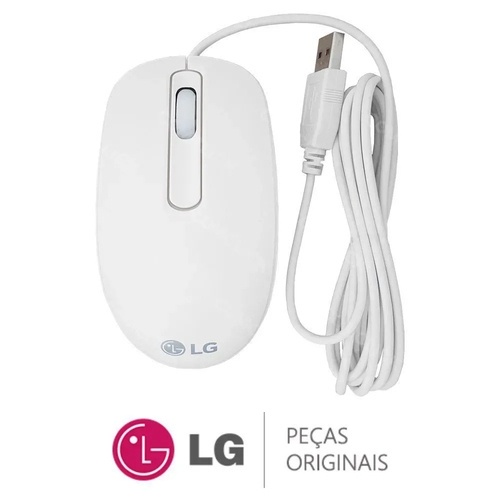 Mouse LG Branco USB | Shopee Brasil