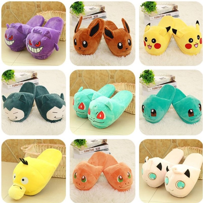 Pantufa Pokémon Go - Chinelo De Dormir - Pikachu - Snorlax - Eevee ...