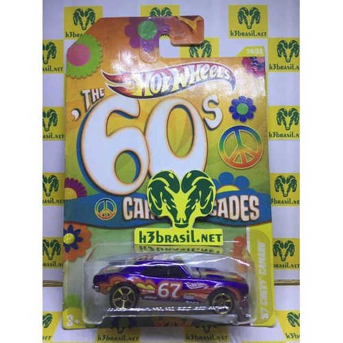 Bx312 Hot Wheels Decades 67 Chevy Camaro The 60 S H3br | Shopee Brasil