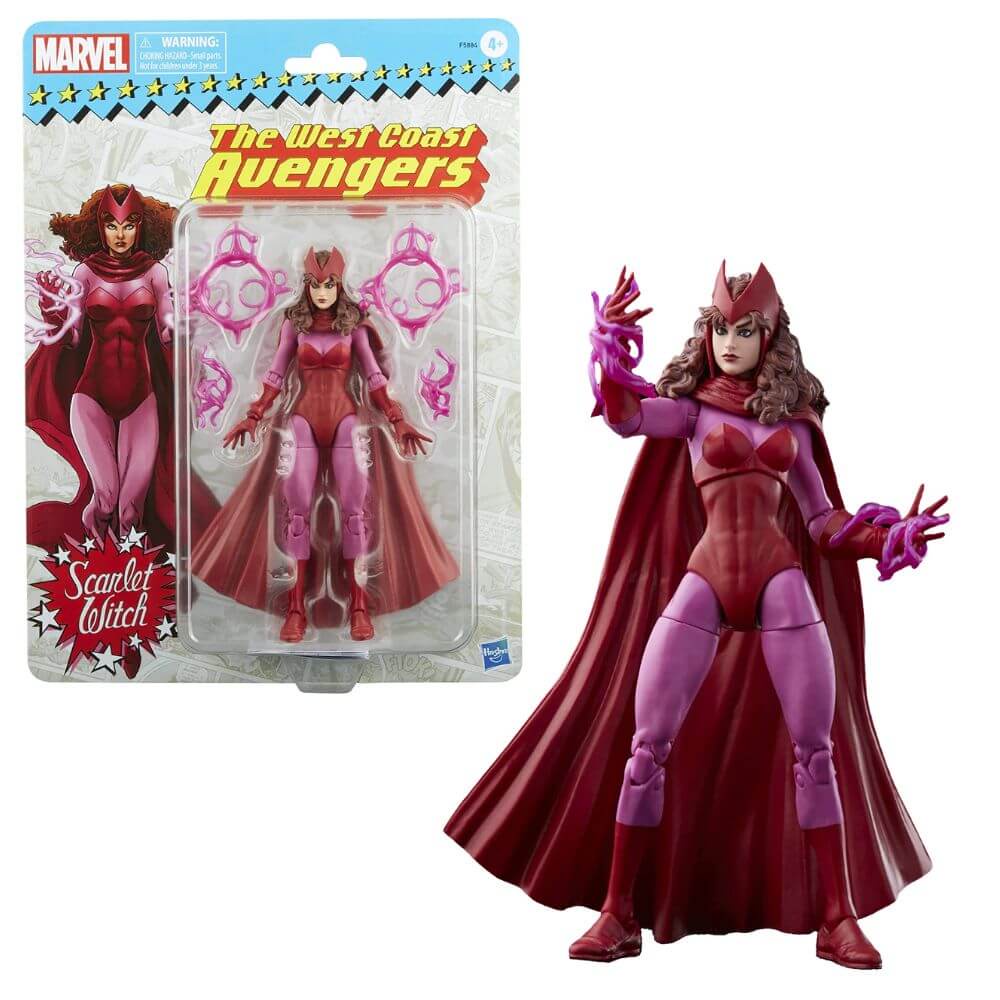 Boneco Marvel Legends Retro - Scarlet Witch 15cm - Hasbro F5884 ...