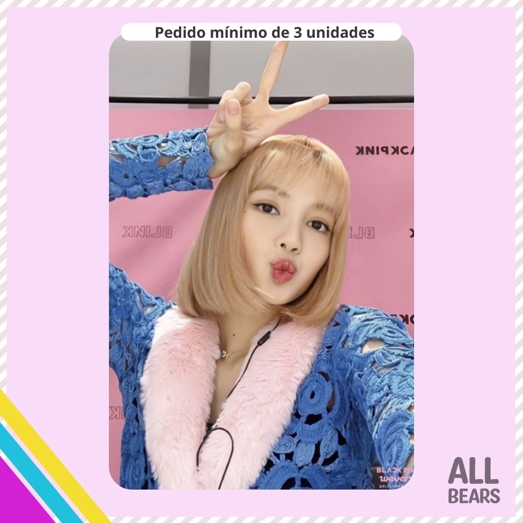 LISA Pack - Fanmade Cards | Photocards KPOP | Blackpink | Shopee Brasil