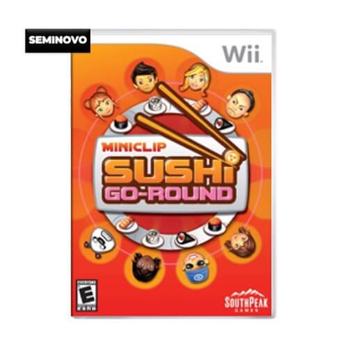 Jogo Miniclip Sushi GO-Round Nintendo Wii Mídia Física Original ...