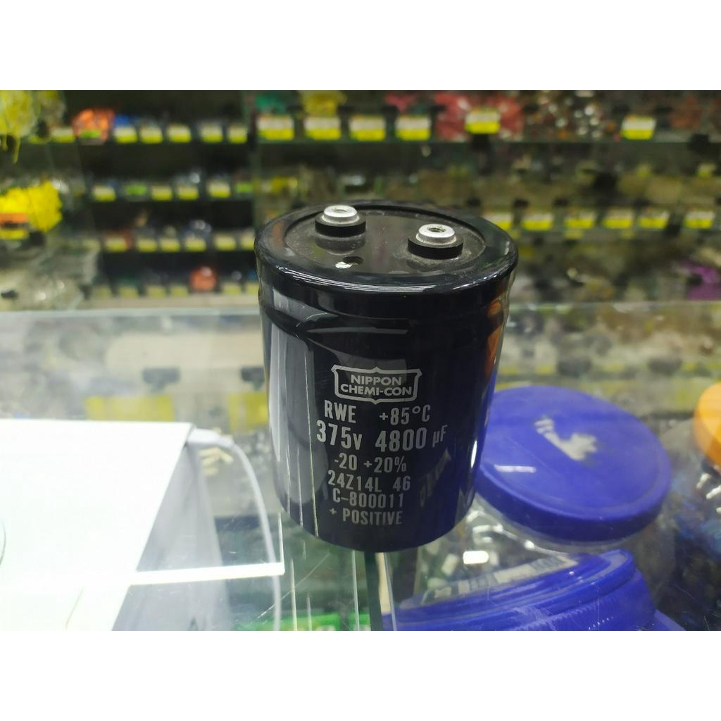 Capacitor Eletrolitico 4800uf/375v Giga 85o 75x95mm Chemicon | Shopee ...