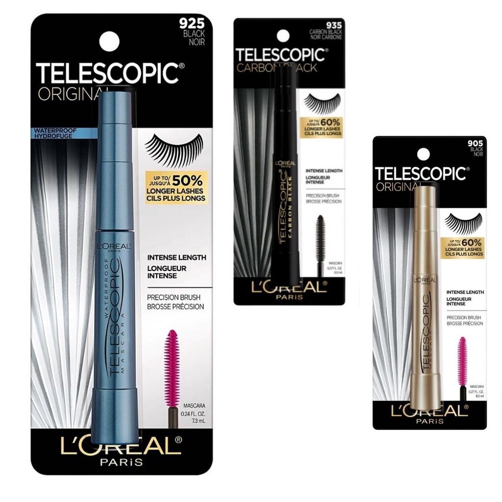 Rímel Telescopic Original Loreal Paris | Máscara de Cílios | Shopee Brasil