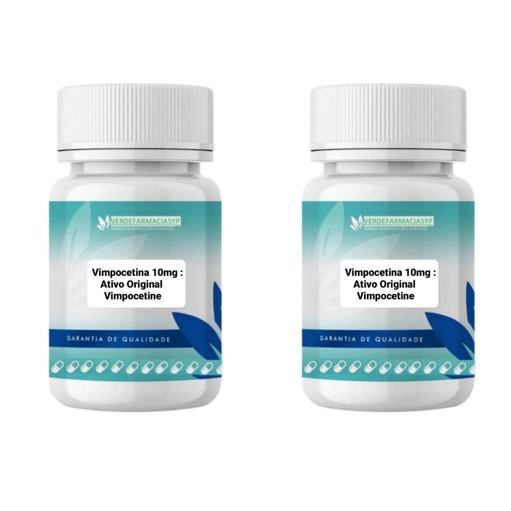 Vimpocetina 10mg : Ativo Original Vimpocetine (02UN )C/ 60 CAPSULAS ...