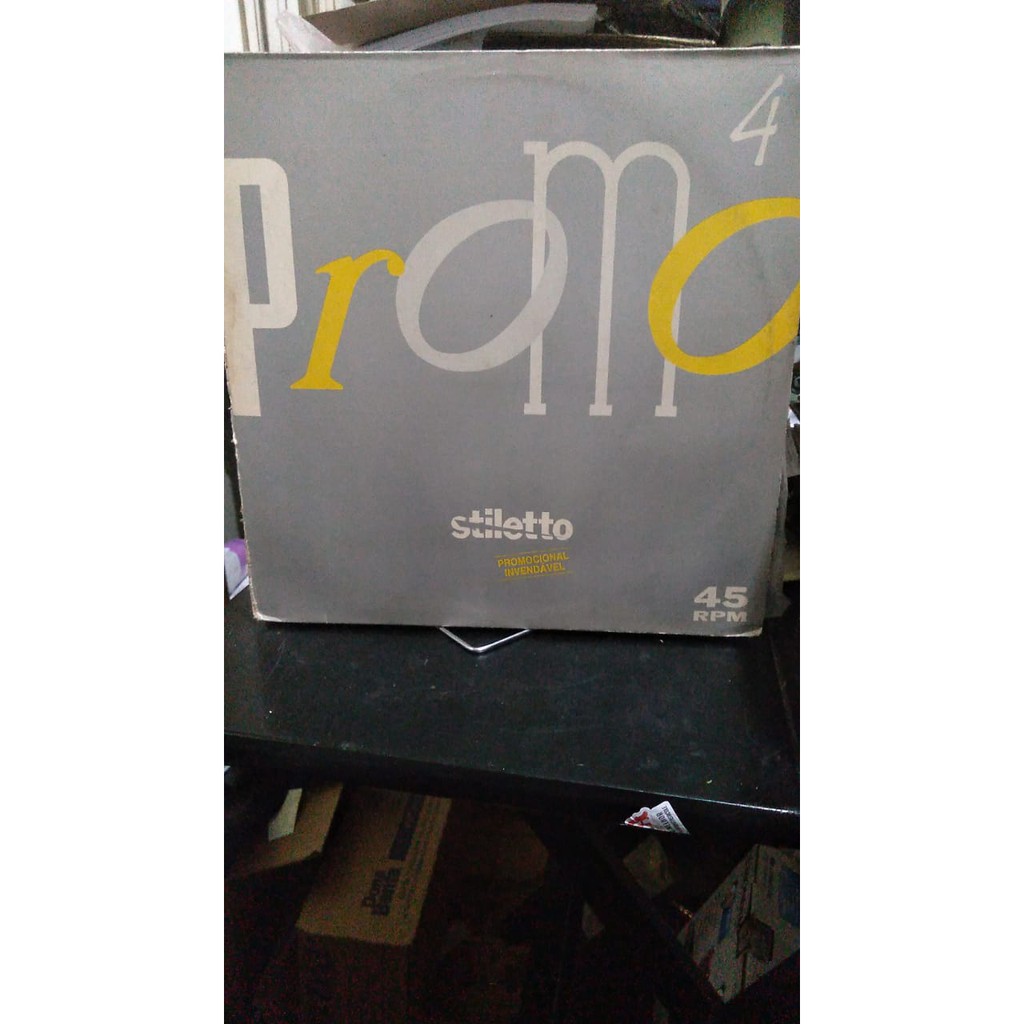 LP Promo 4 Stiletto(1991) Raro De La Soul Black Kiss Coldcut Tragic ...