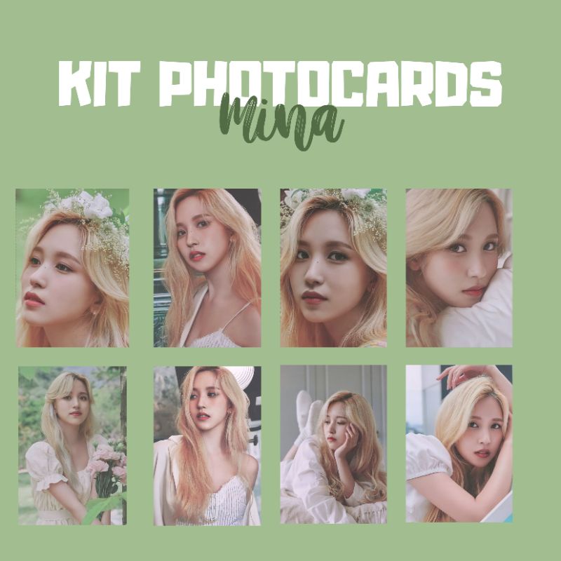 Kit Photocards Mina -twice | Shopee Brasil