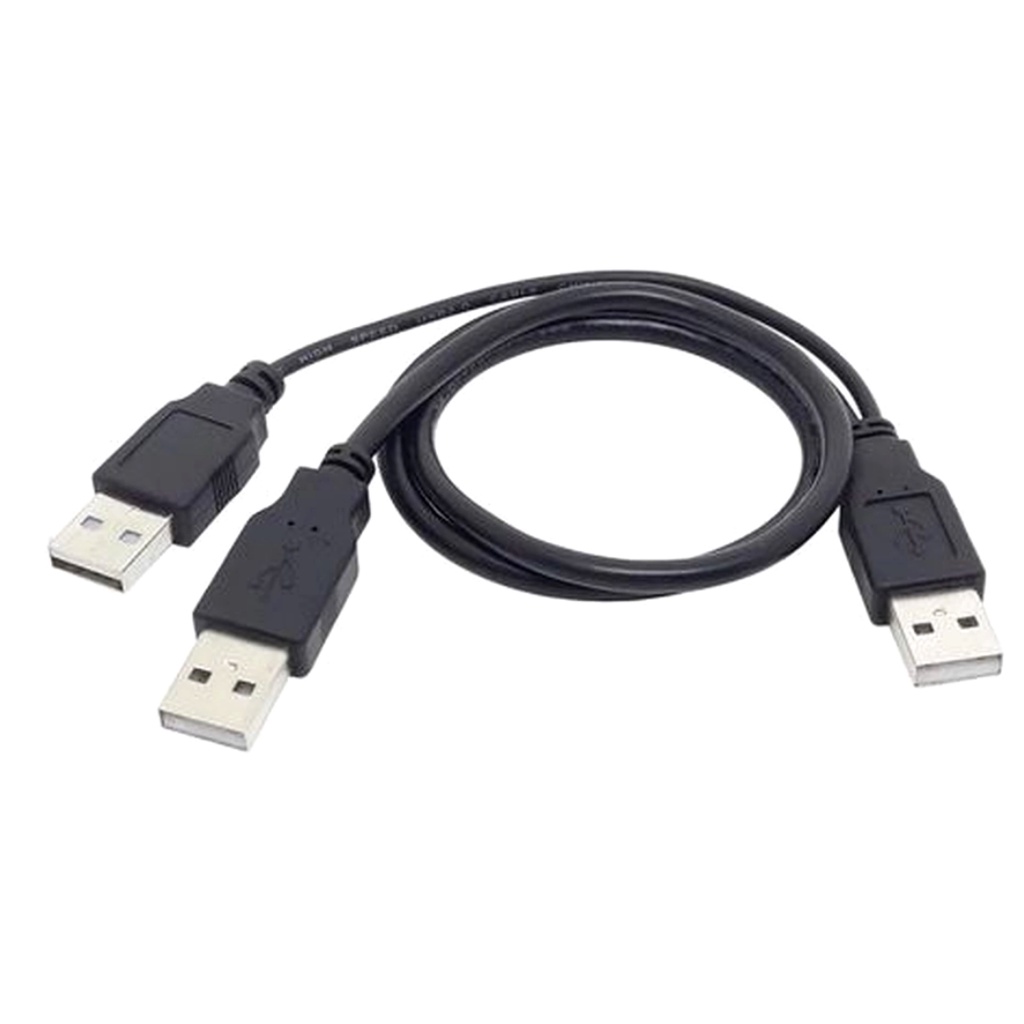 CABO Y Usb 1 macho Para 2 macho Adaptador Computador | Shopee Brasil
