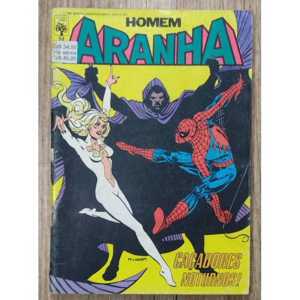 Homem aranha 53 - HQ formatinho abril | Shopee Brasil
