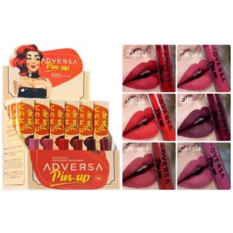 ADVERSA Pin up - Batom Líquido 4ml | Shopee Brasil