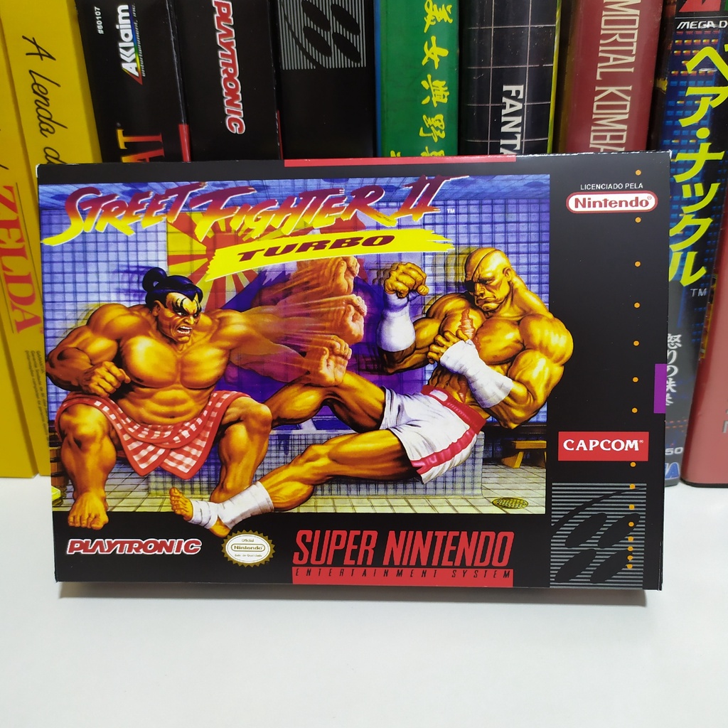 Street Fighter II Turbo Hyper Fighting - Box Traduzida (Super Nintendo) | Shopee Brasil