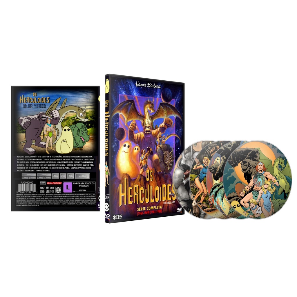 Dvd Os Herculóides Série Completa Dublado 47 Episódios | Shopee Brasil