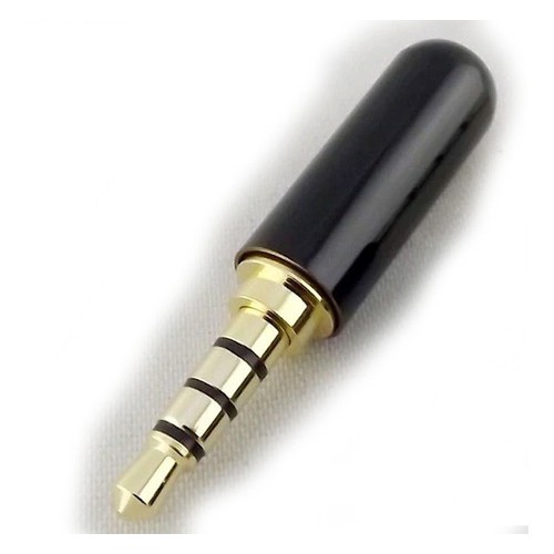 1 Plug P2 4 Polos P3 - 4 Vias - Audio Video Fone Microfone | Shopee Brasil