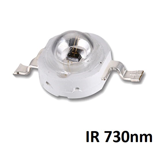 Power Led Chip 3w Infravermelho Ir Infrared far red 730nm Grow + pcb | Shopee Brasil