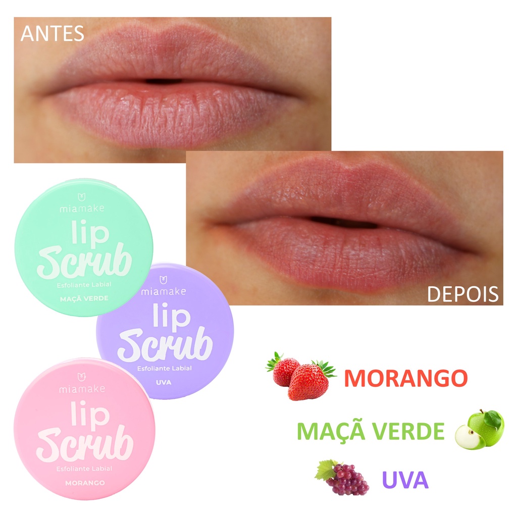 Lip Scrub Esfolinte Labial Mia Make | Shopee Brasil